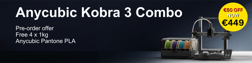 Buy 3D printers, filament, parts & tools | lowest prices | 123-3D.ie